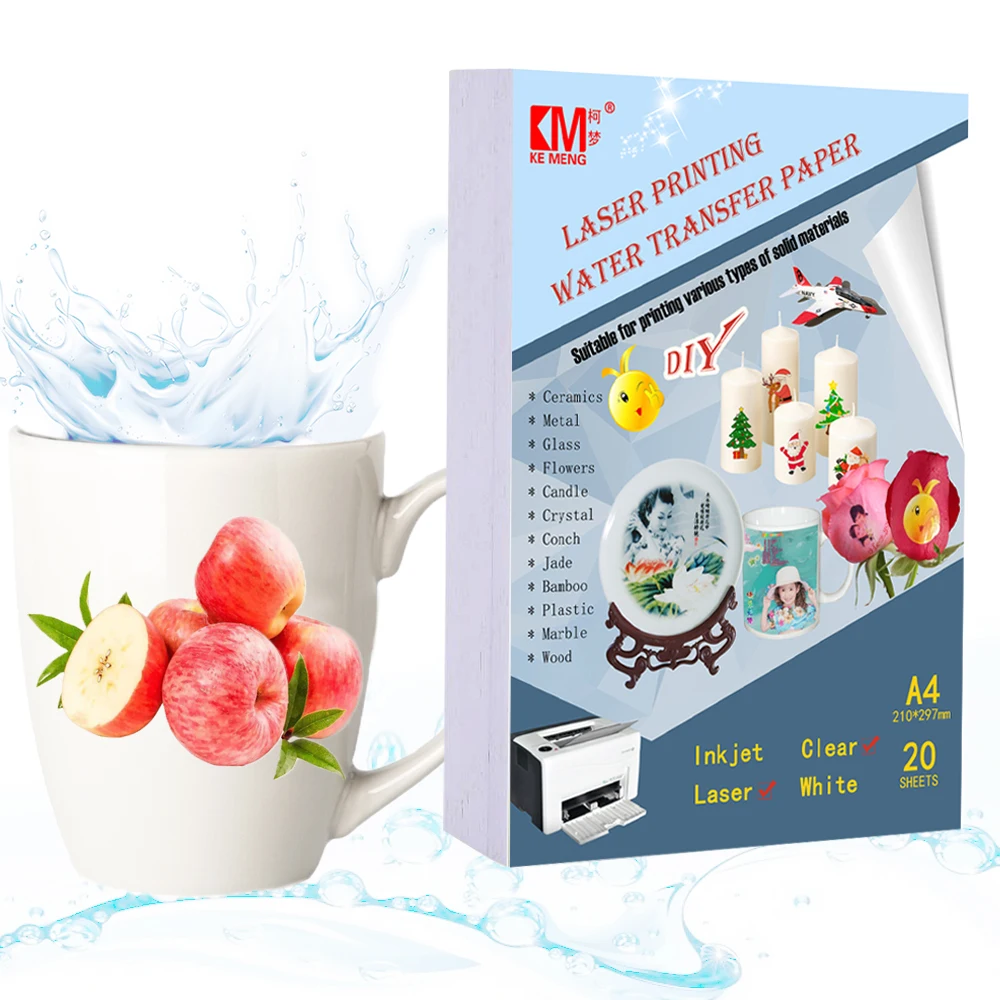 2022-Factory-Sell-Directly-A4-Size-Laser-Water-Transfer-Paper-Clear ...
