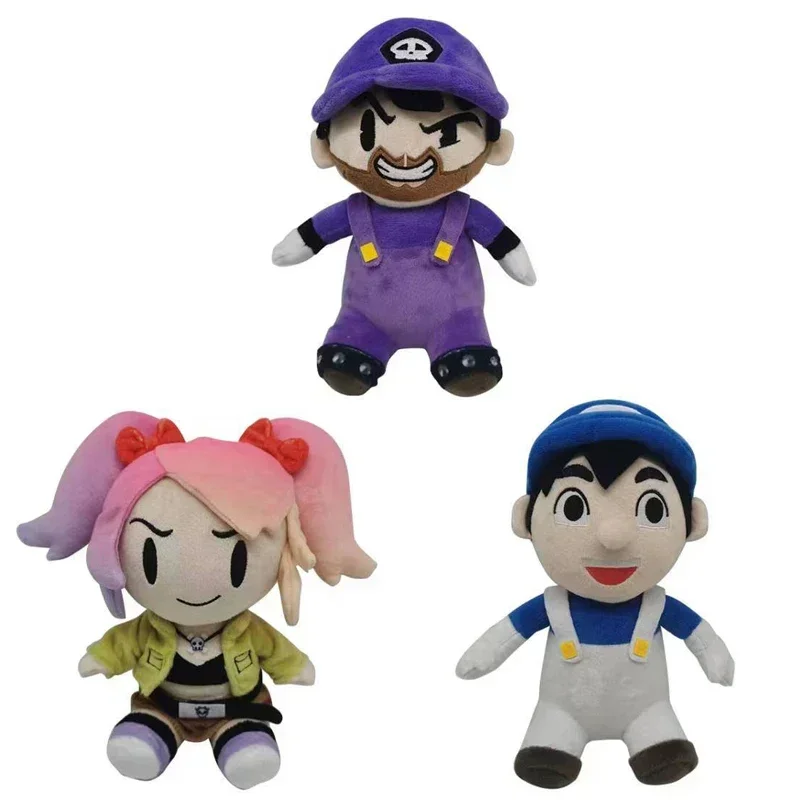 3-Style-SMG3-Plushie-Toys-Cute-Soft-Stuffed-Cartoon-SMG4-Pillow-Dolls ...
