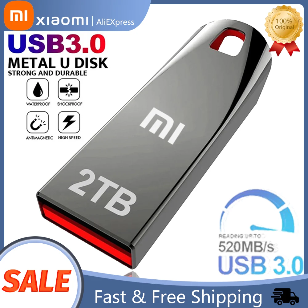 Xiaomi-unidad-Flash-USB-3-0-de-alta-velocidad-pendrive-port-til-de-2TB ...