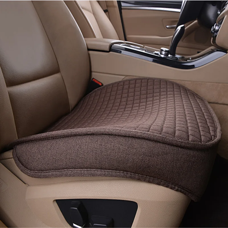 Full-Tightly-Surrounded-Car-Seat-Cover-Flax-Seat-Cushion-Linen-Fabric ...