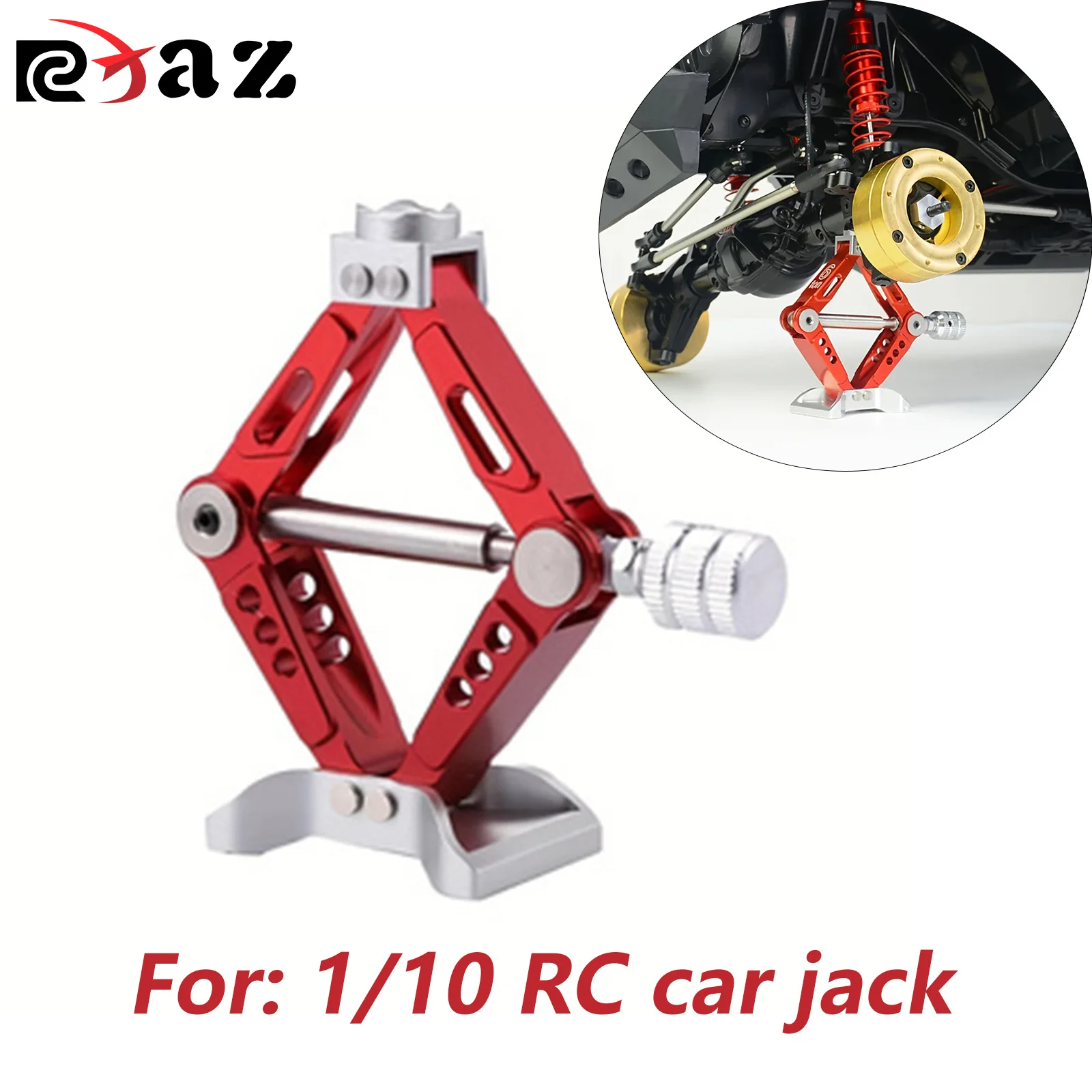 RCXAZ RC Jack Car 1/10 Scale Adjustable Metal Scissor Jack Tools For RC ...