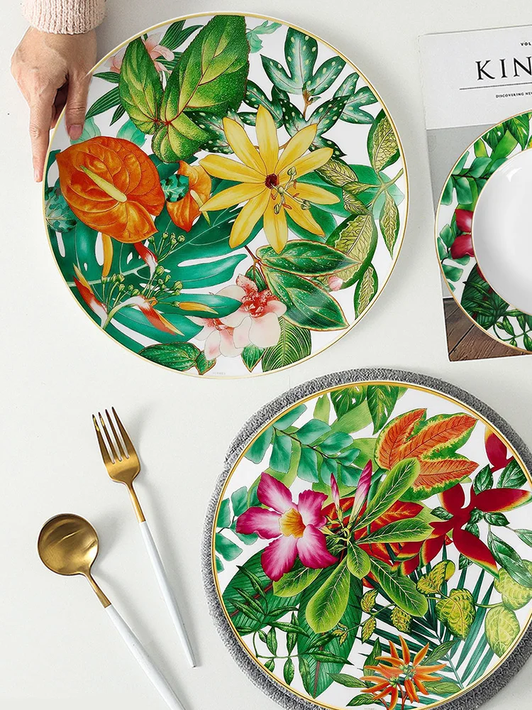 European-pastoral-bone-China-ceramic-household-tableware-decoration ...