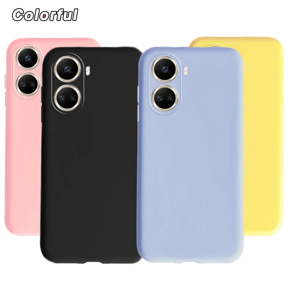 For Huawei Nova 10 SE Case 2022 Cute Candy Jelly Color Soft Phone Case ...