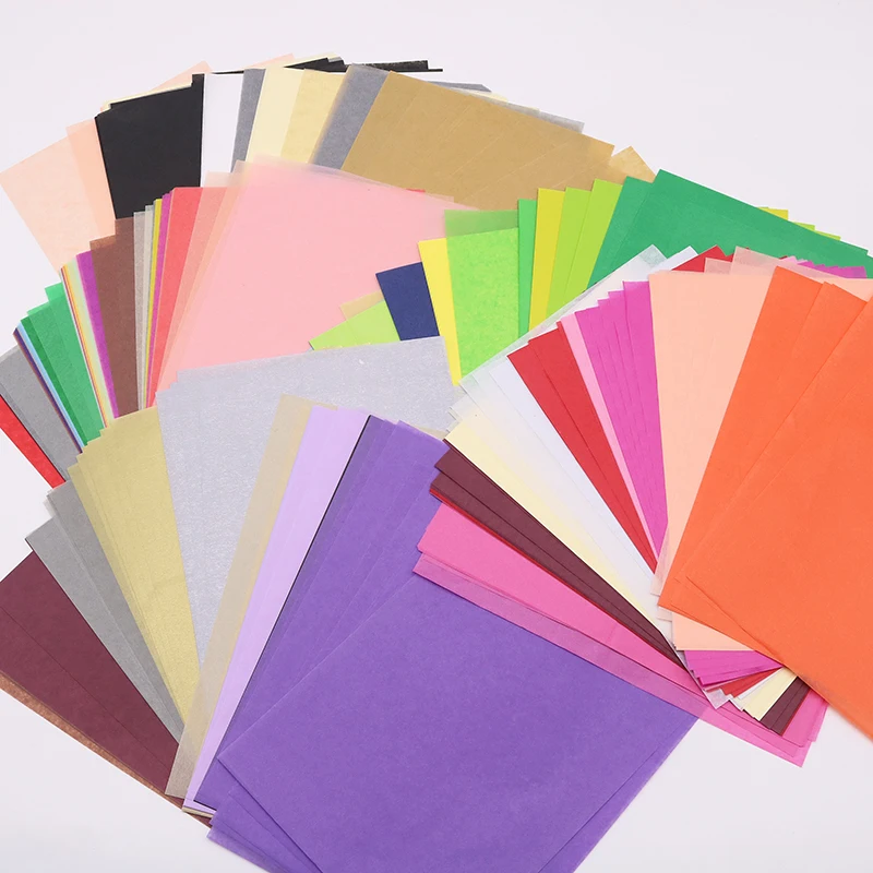 100 Sheets Colorful Tissue Paper – Crafting And Beyond