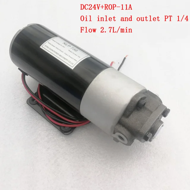 DC 12V/24V AC 220V Diesel Oil Pump Electric Hydraulic Pump Small DC Oil ...