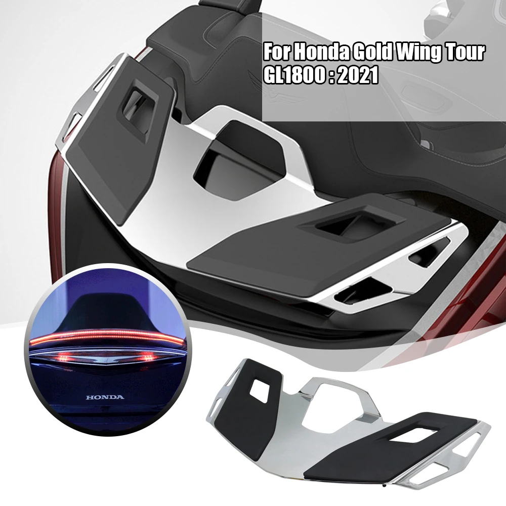 Motorcycle-Rear-Trunk-luggage-Rack-LED-Brake-Light-For-Honda-Goldwing ...
