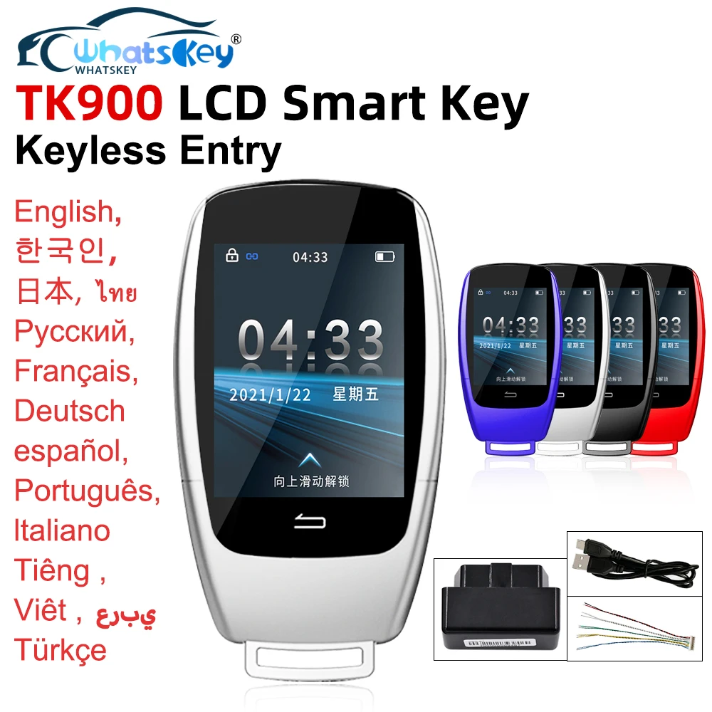 Modified TK900 Display Remote Smart Key LCD Screen for Audi/BMW ...