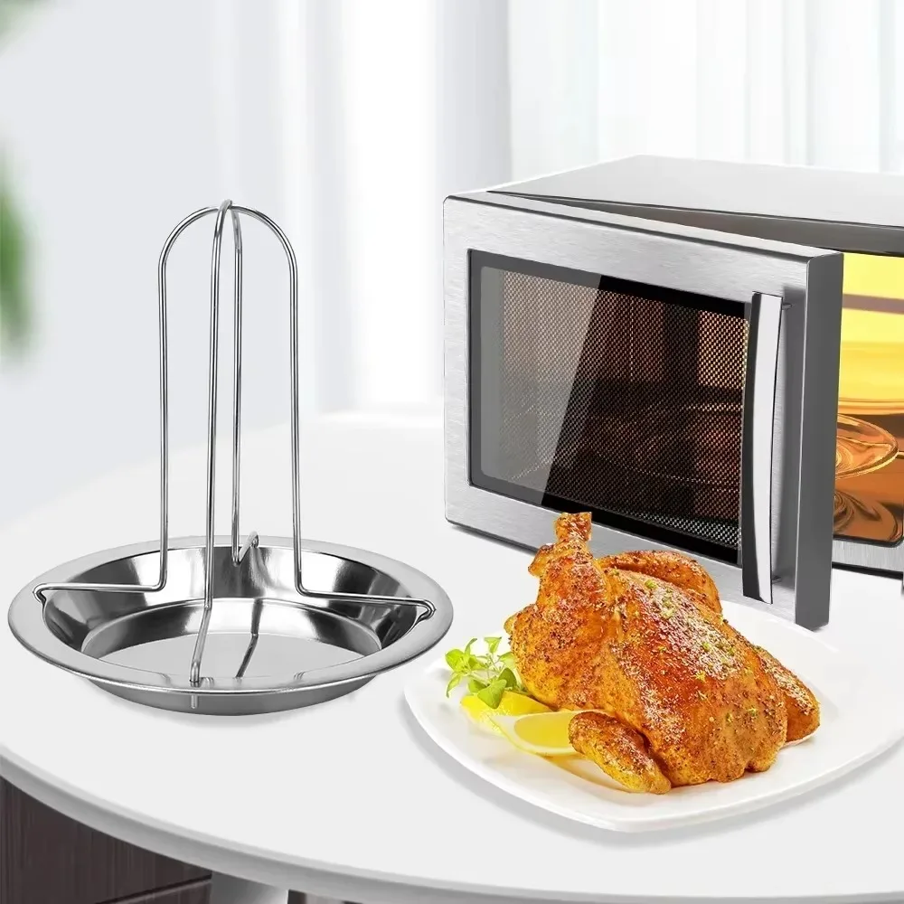 304 Stainless Steel Chicken Roaster Holder for Grill & Smoker – Kitchen ...