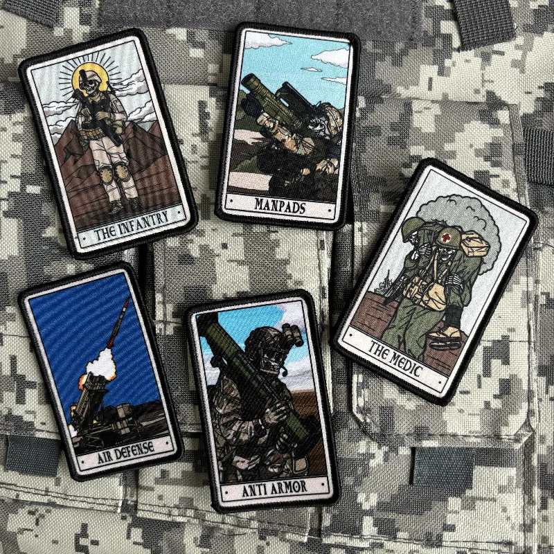 Parches-t-cticos-de-Tarot-del-campo-de-batalla-del-ej-rcito-insignia-de ...