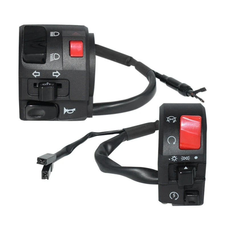 7-8-Inch-22mm-ATV-Motorcycle-Handlebar-Control-Switches-Left-Right-for ...