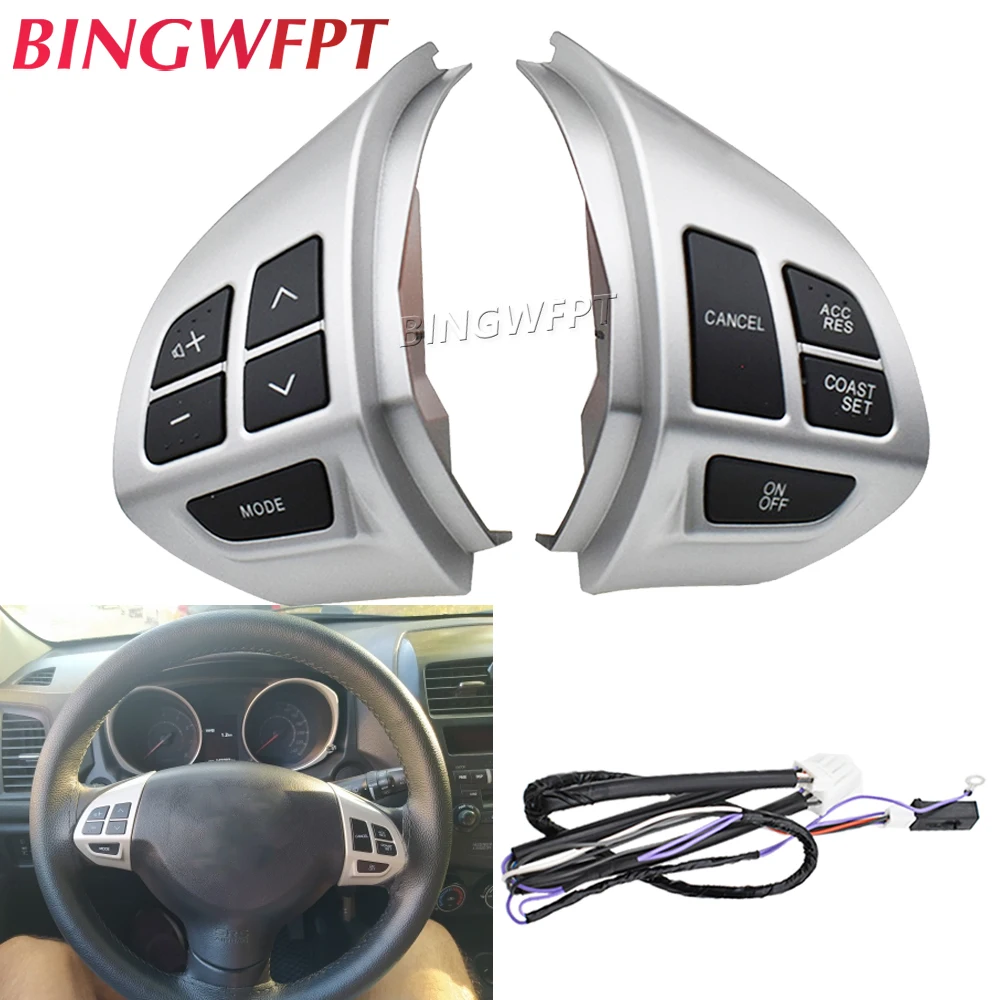 Bluetooth-Phone-Cruise-Control-Steering-Wheel-Switch-For-Mitsubishi ...
