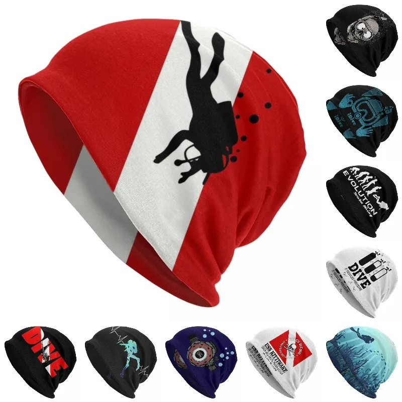 Scuba-Dive-Flag-Bubble-Skullies-Beanies-Caps-Men-Women-Unisex-Cool ...