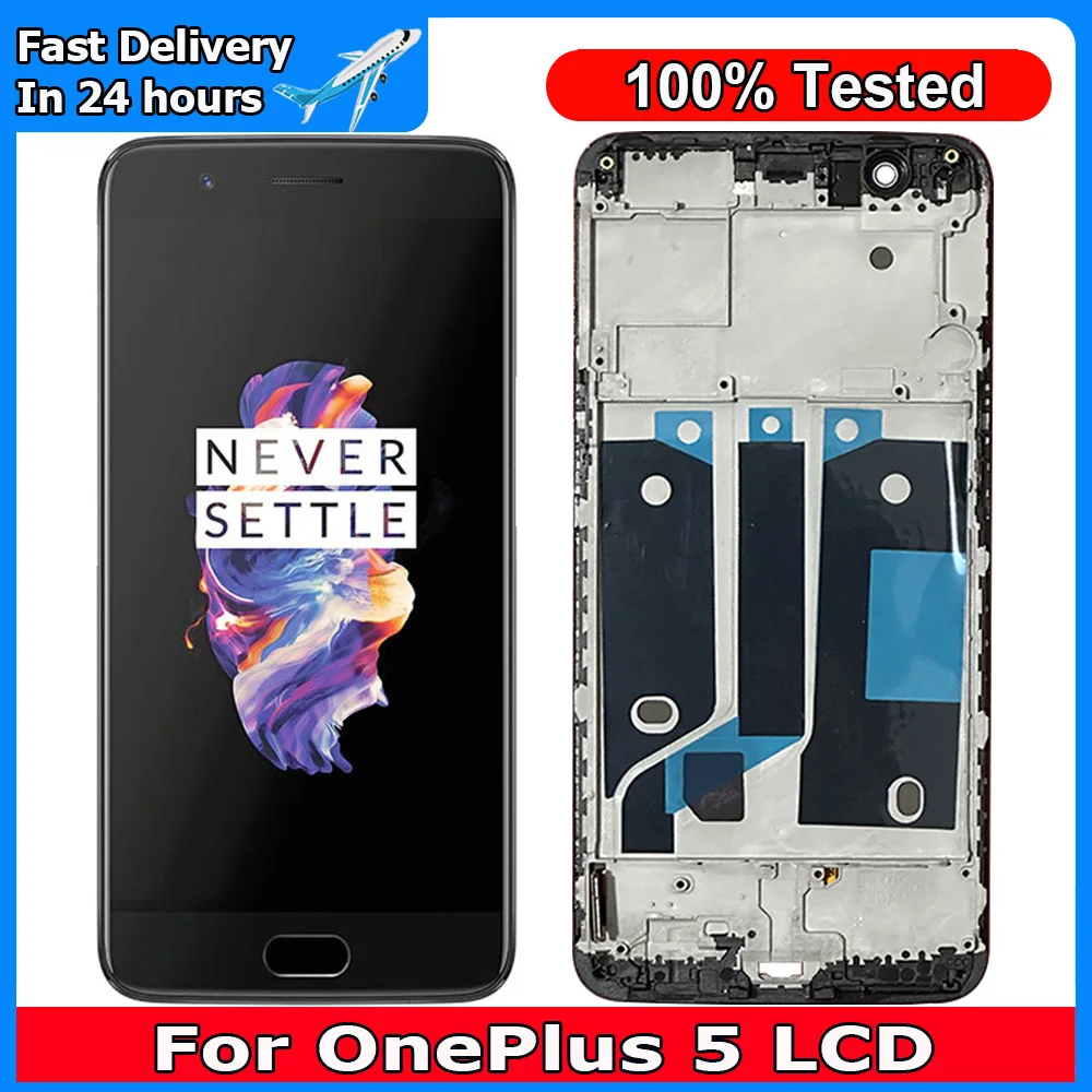 5-5-AMOLED-Screen-For-OnePlus-5-A5000-LCD-Display-Touch-Screen-Sensor ...