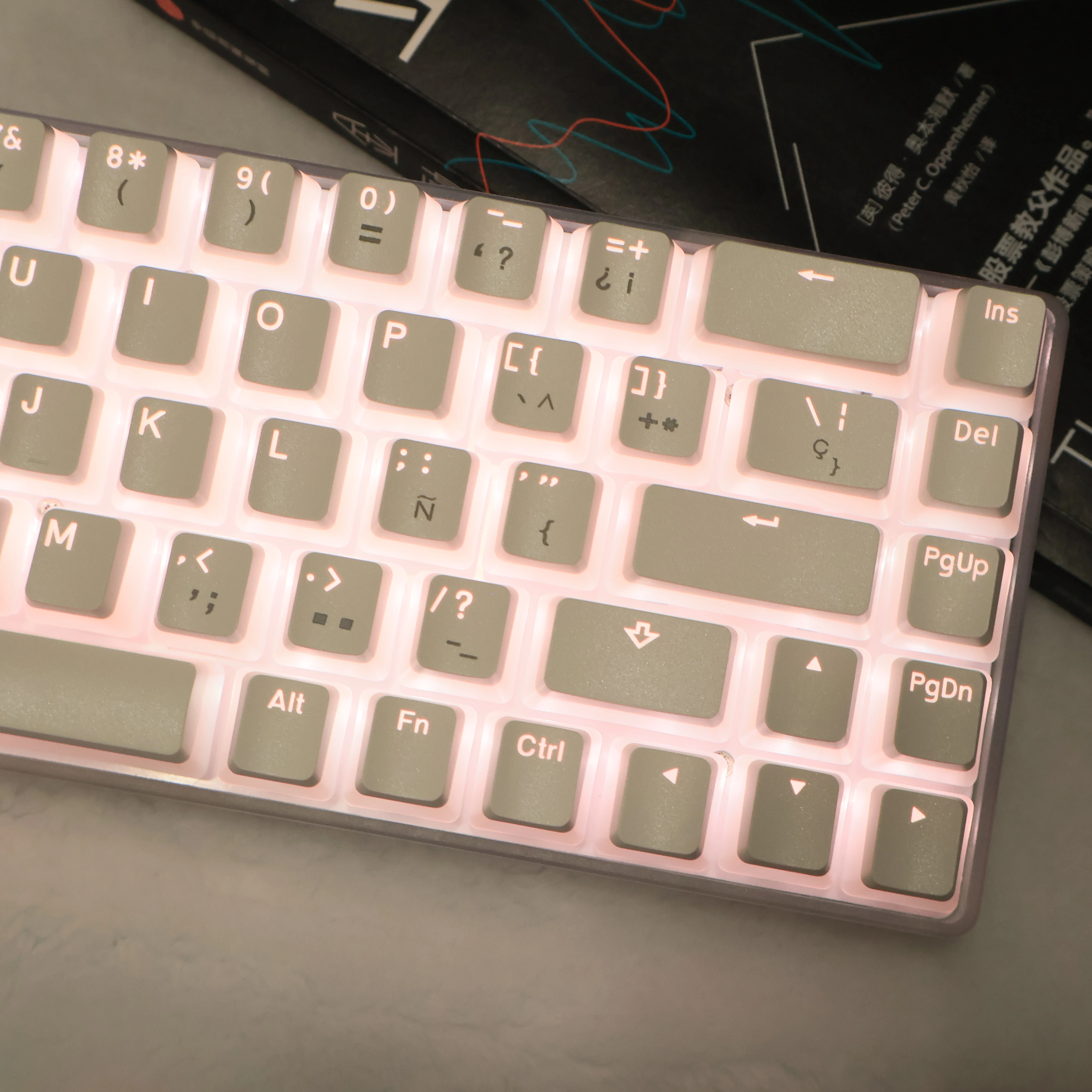 Keycaps-Spanish-Layout-Pudding-Keycap-for-Mechanical-Keyboards-Keycap ...