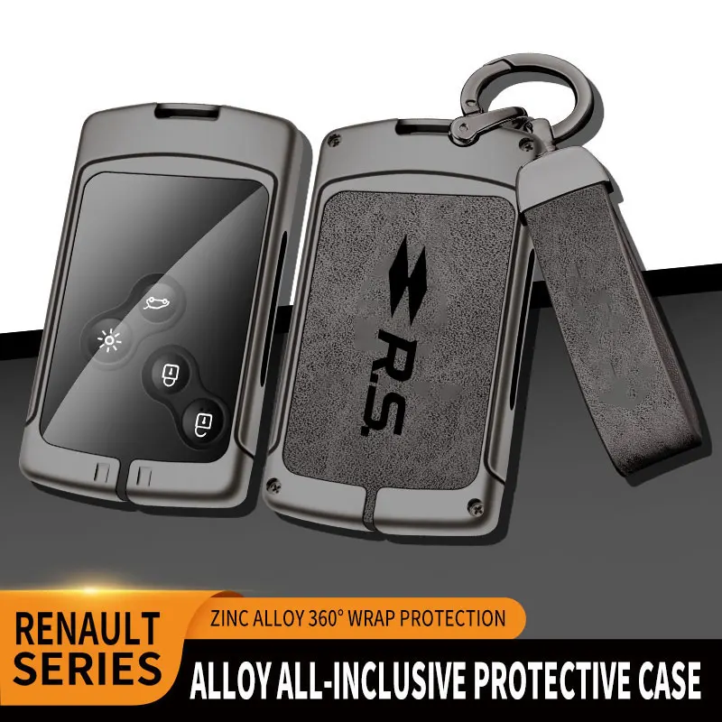 Zinc Alloy Car Key Cover Case for Renault RS Duster Captur Clio Logan ...