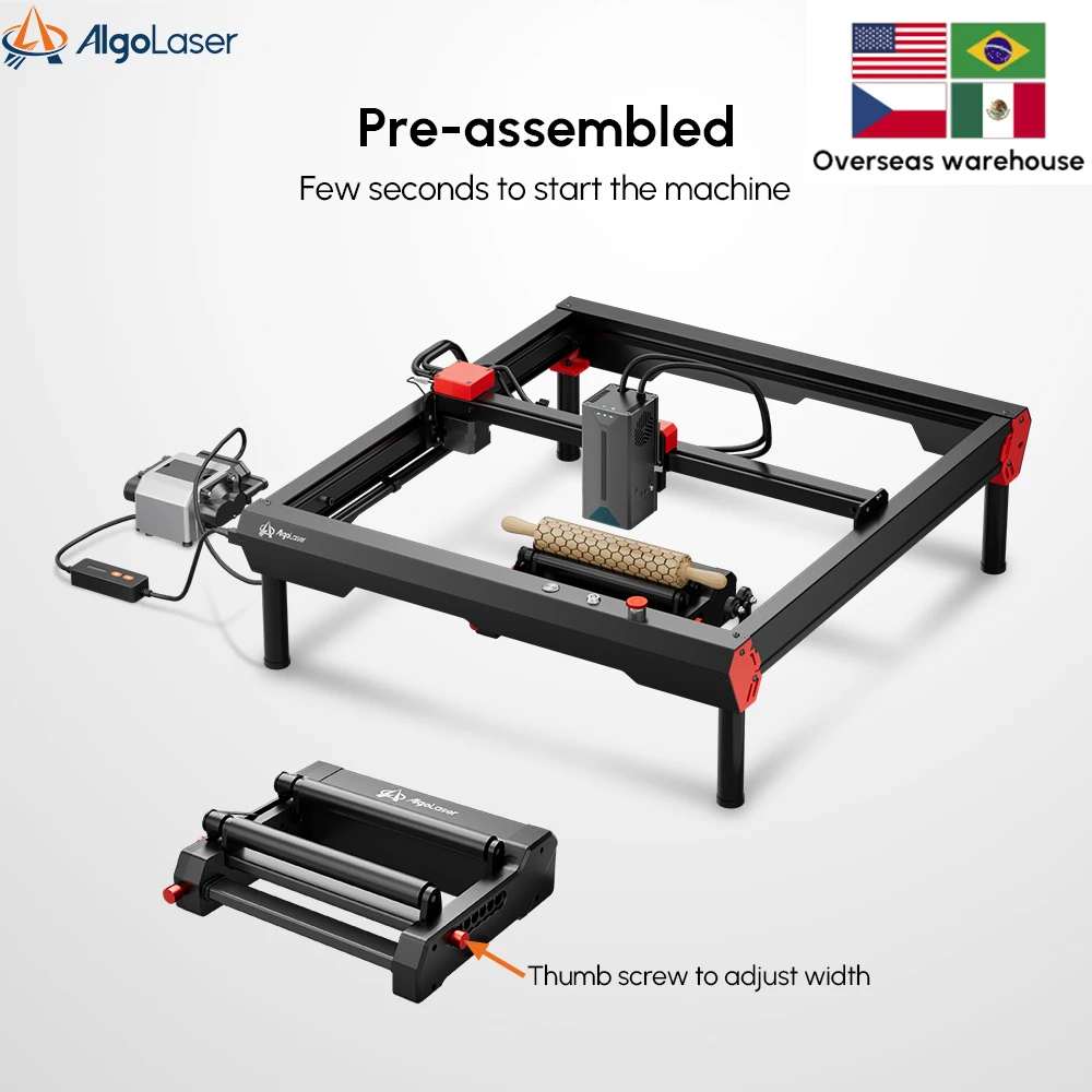 AlgoLaser-Alpha-Laser-Engraving-And-Cutting-Machine-Cnc-Desktop-22W ...