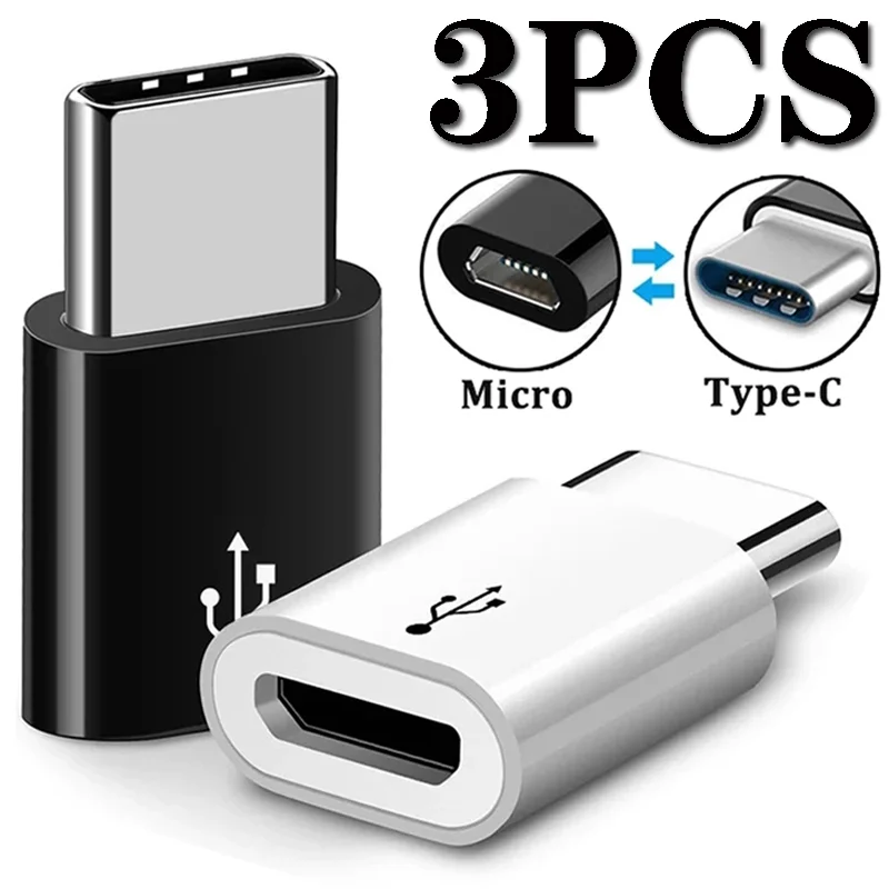 Connector Converter Type C Male Micro Usb Female - 3pcs Micro Usb Male ...