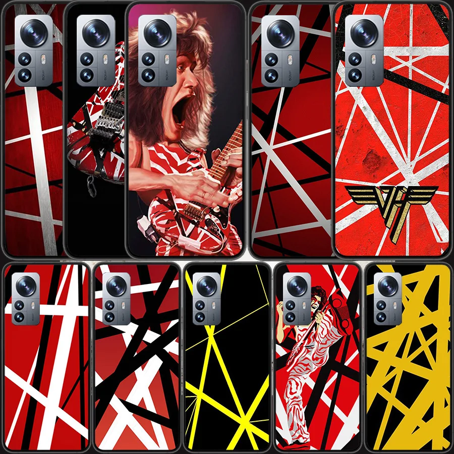 Eddie Van Halen Graphic Guitar Phone Case For Xiaomi Poco X7 X6 X5 X4 ...