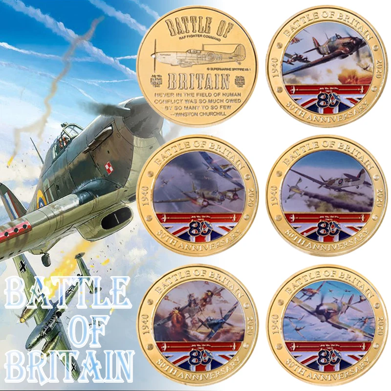 Battle-of-Britain-80Th-Anniversary-Gold-Plated-Commemorative-Coins ...