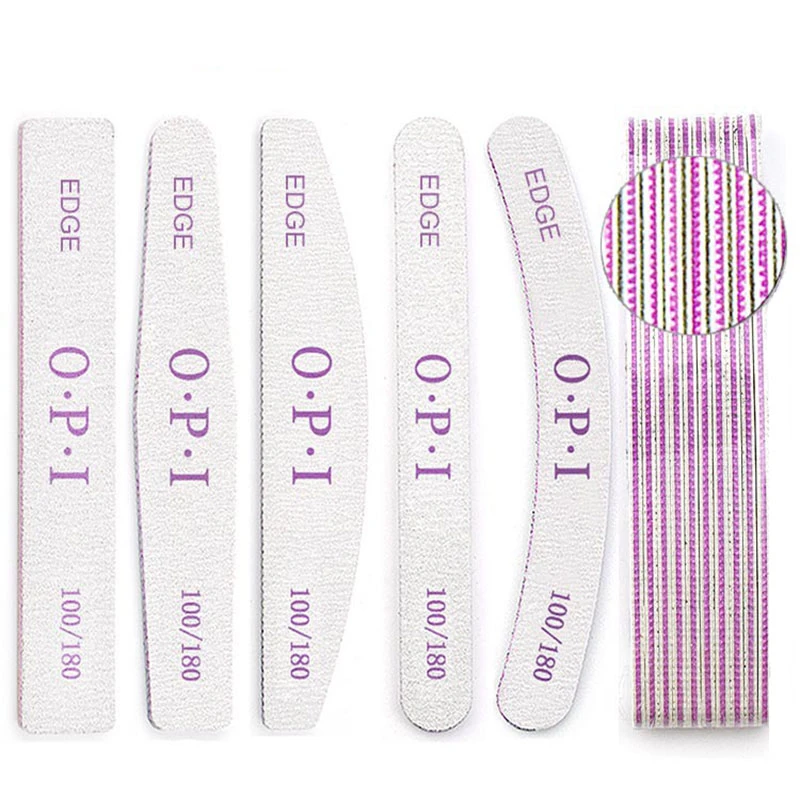 5/10pcs Professional Nail File 100/180 Sandpaper Strong Thick Nail ...