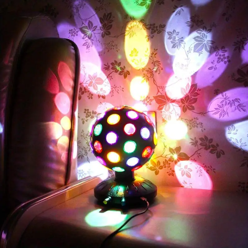 Spinning-Disco-Ball-LED-Night-Light-360-Rotary-Speed-Brightness-Adjustable-Disco-Lamp-For-Stress ...