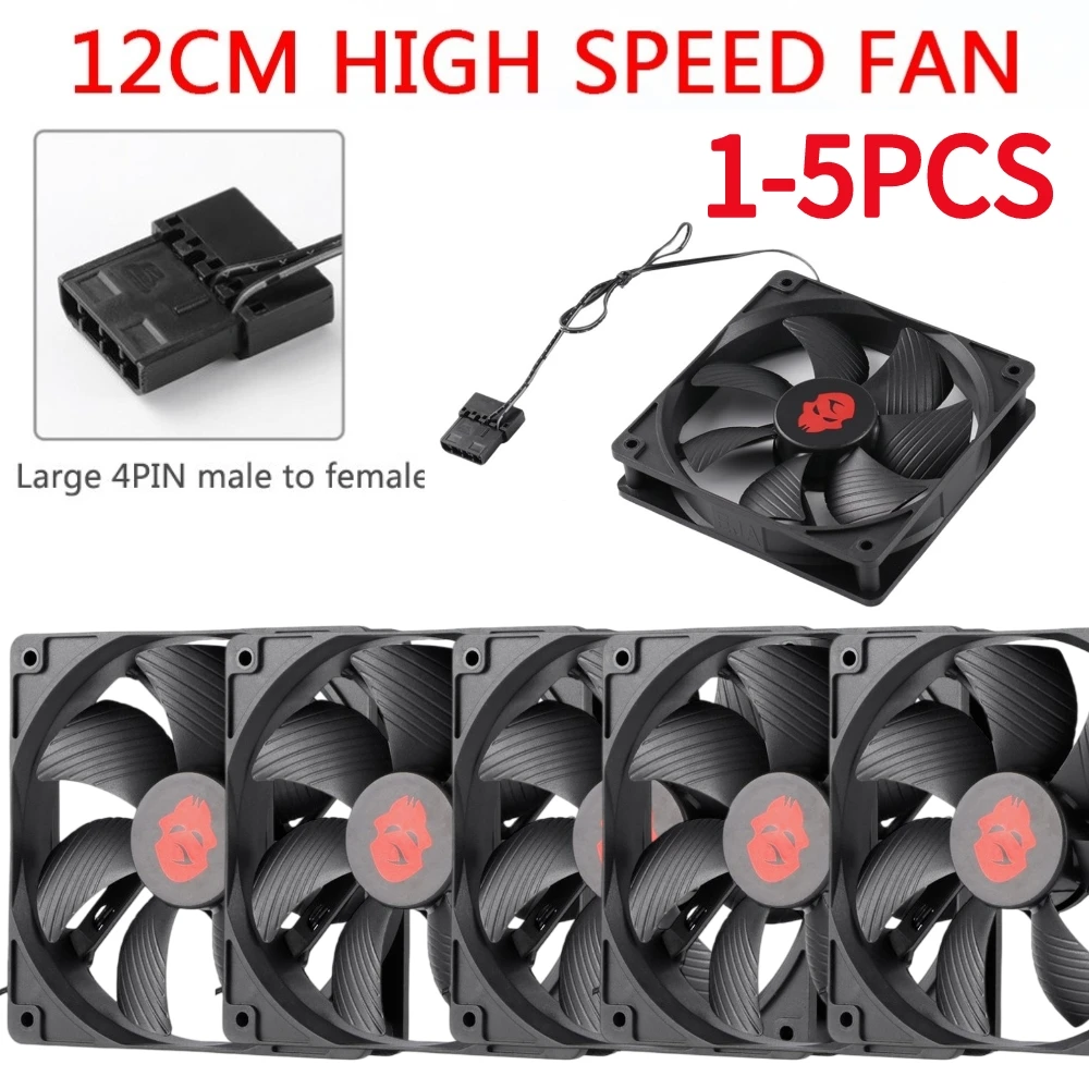 High-Speed-Desktop-Chassis-Fan-120mm-4-Pin-Desktop-DC-12V-3000RPM ...