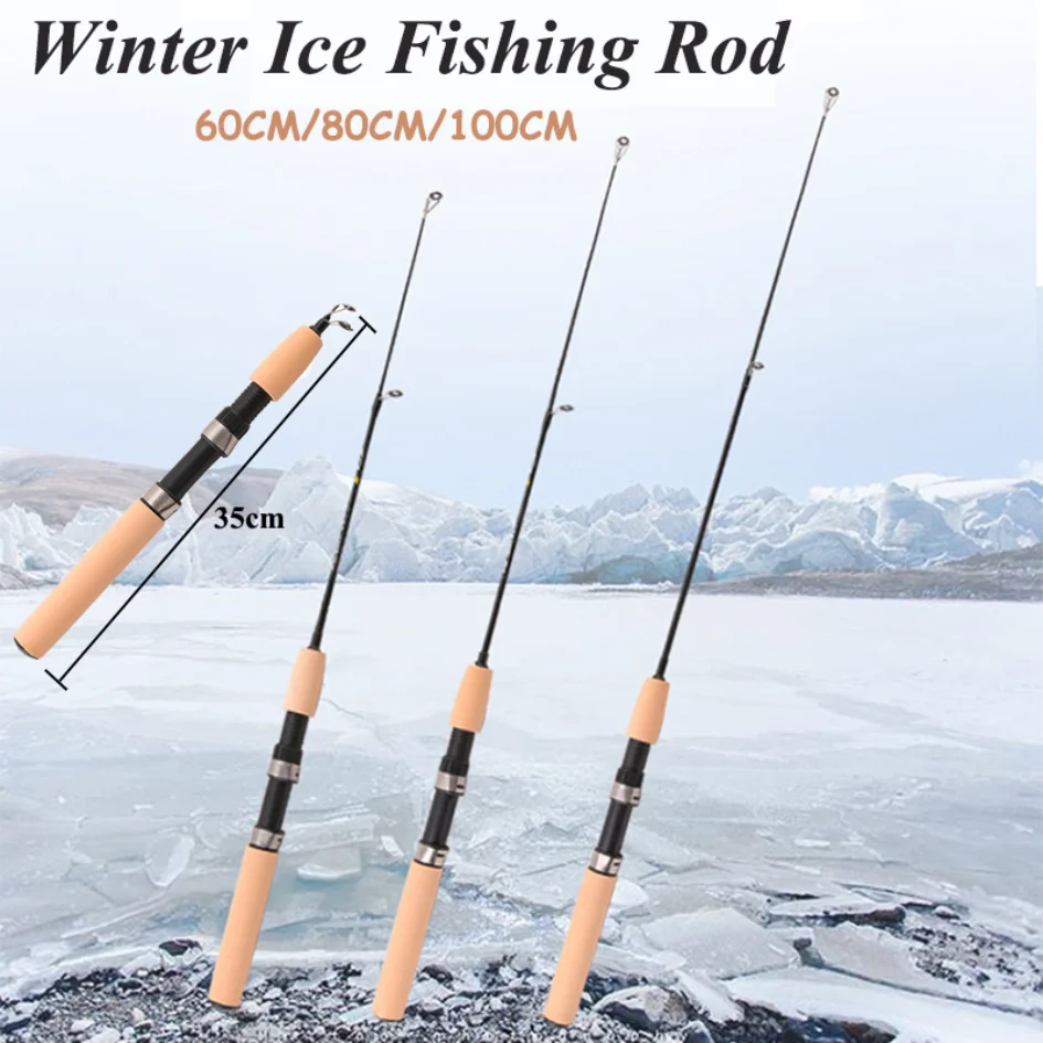 60-80-100CM-Telescopic-Ice-Fishing-Rod-35CM-Mini-Portable-Winter ...