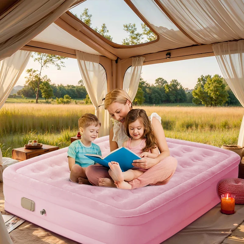 Inflatable-Mattress-Outdoor-Glamping-Air-Mats-PVC-Sleeping-Mattress ...