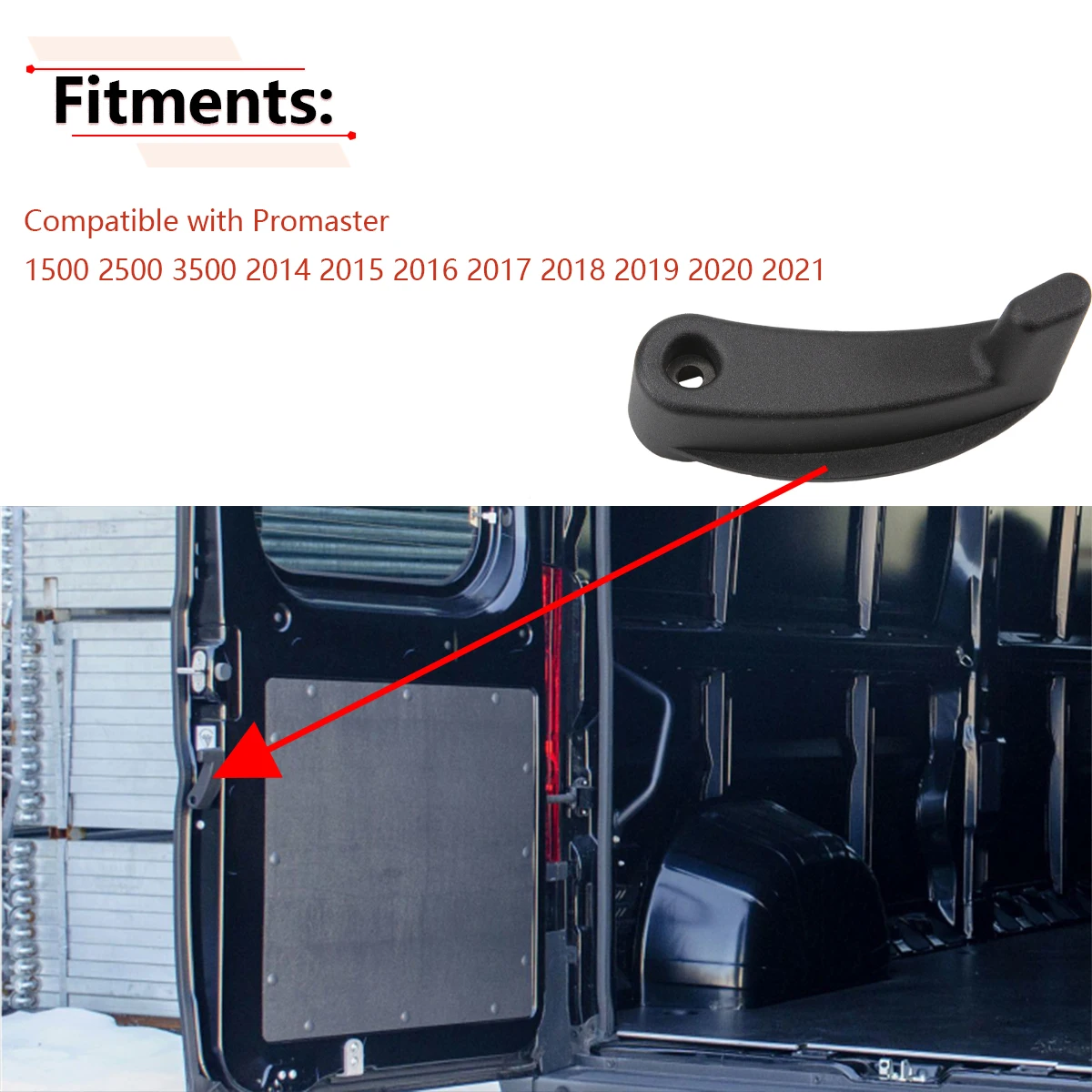 Metal-Cargo-Door-Release-Handle-For-Ram-Promaster-1500-2500-3500-2014 ...