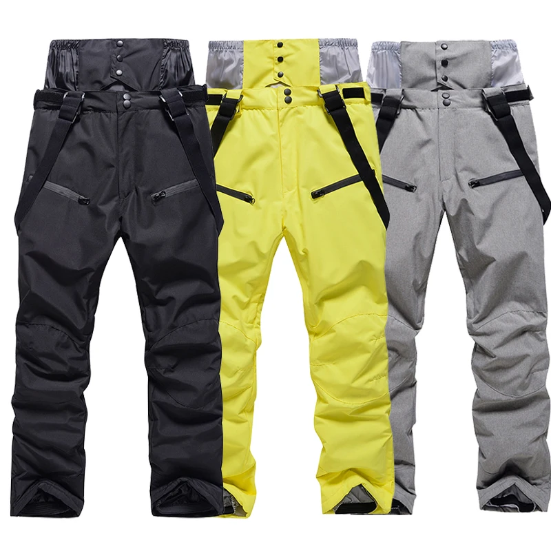 Winter Unisex Ski Pants Windproof Waterproof Snowboard Wear Outdoor ...