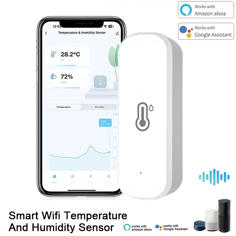 WiFi-Smart-Temperature-And-Humidity-Sensor-Battery-Powered-APP ...