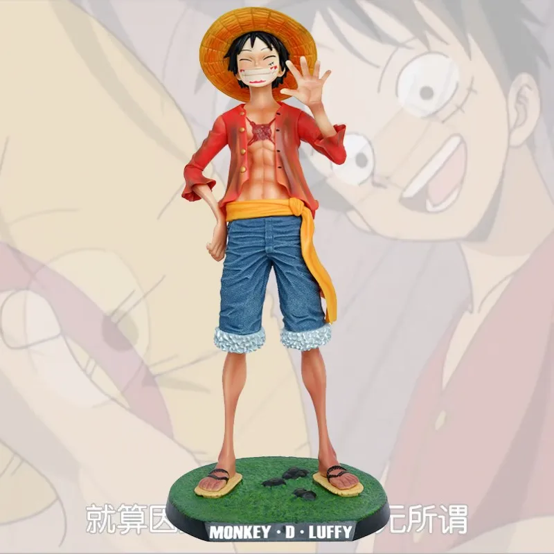 41cm-One-Piece-Anime-Figure-straw-hat-big-smiley-face-Monkey-D-Luffy ...