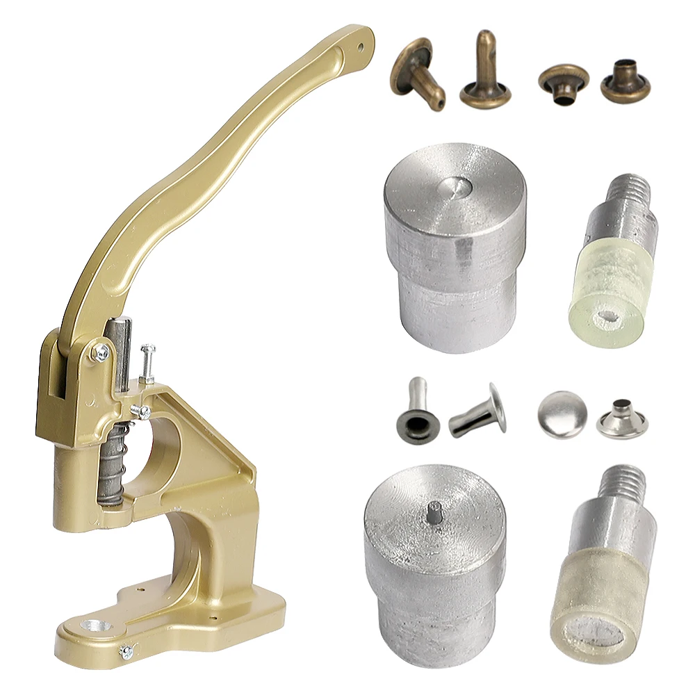 Machine-poin-onner-main-matrices-en-m-tal-pour-boutons-pression-Rivets-Double-capuchon-illet ...
