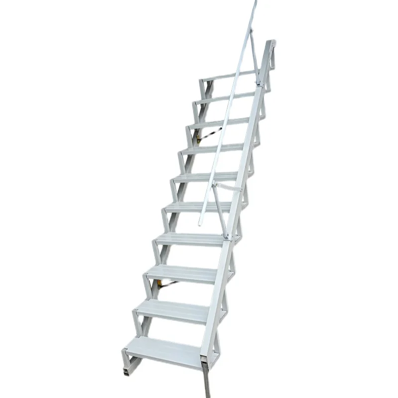 Door-to-Door-Installation-Stairs-Wall-Folding-Step-Alloy-Outdoor ...