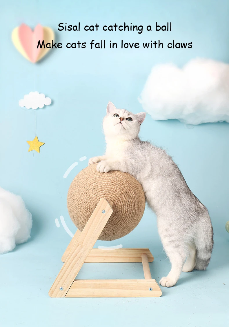 Griffoir,balle à gratter pour chat,offre grattoir,corde en Sisal ...