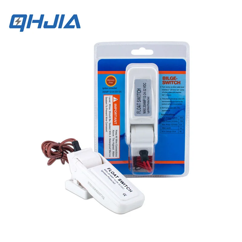 Water-Pump-Switch-DC-12V-Automatic-Electric-Boat-Marine-Bilge-Pump ...