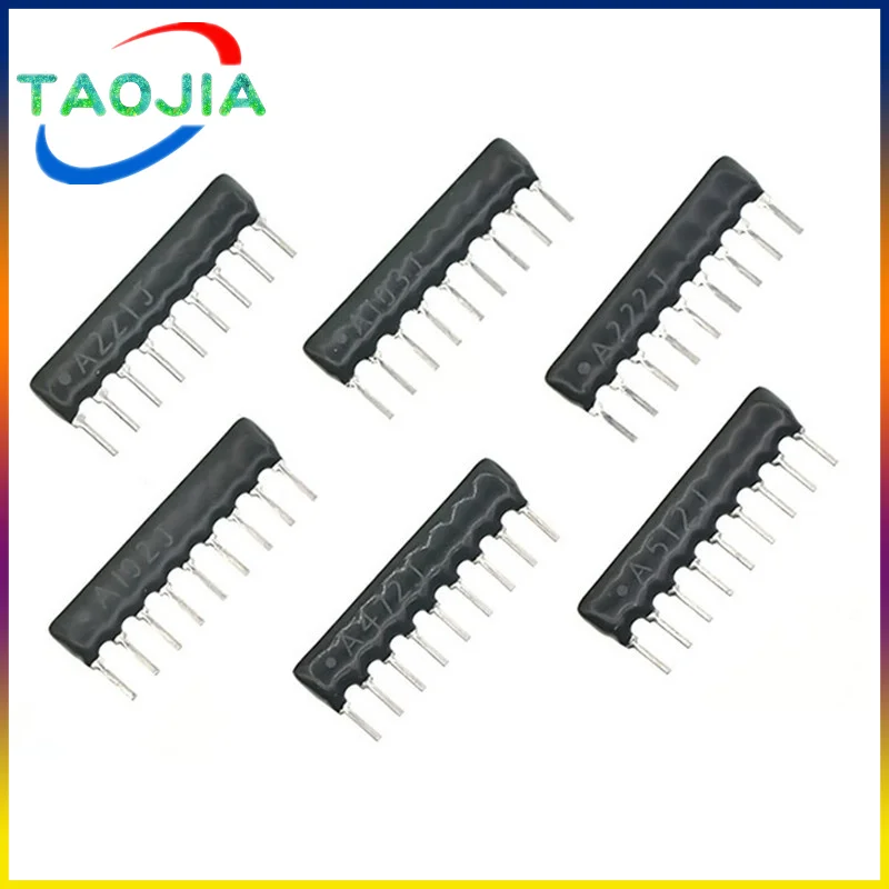 Matriz-de-red-de-resistencia-conmutada-10-piezas-102-472-104-SIP-9-9 ...