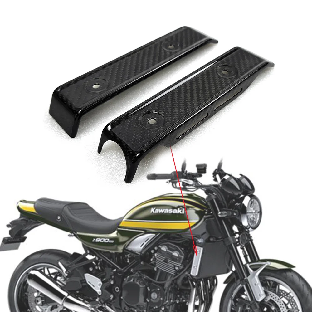 For-Kawasaki-Z900RS-Z900-RS-100-Full-Carbon-Fiber-Radiator-Covers ...