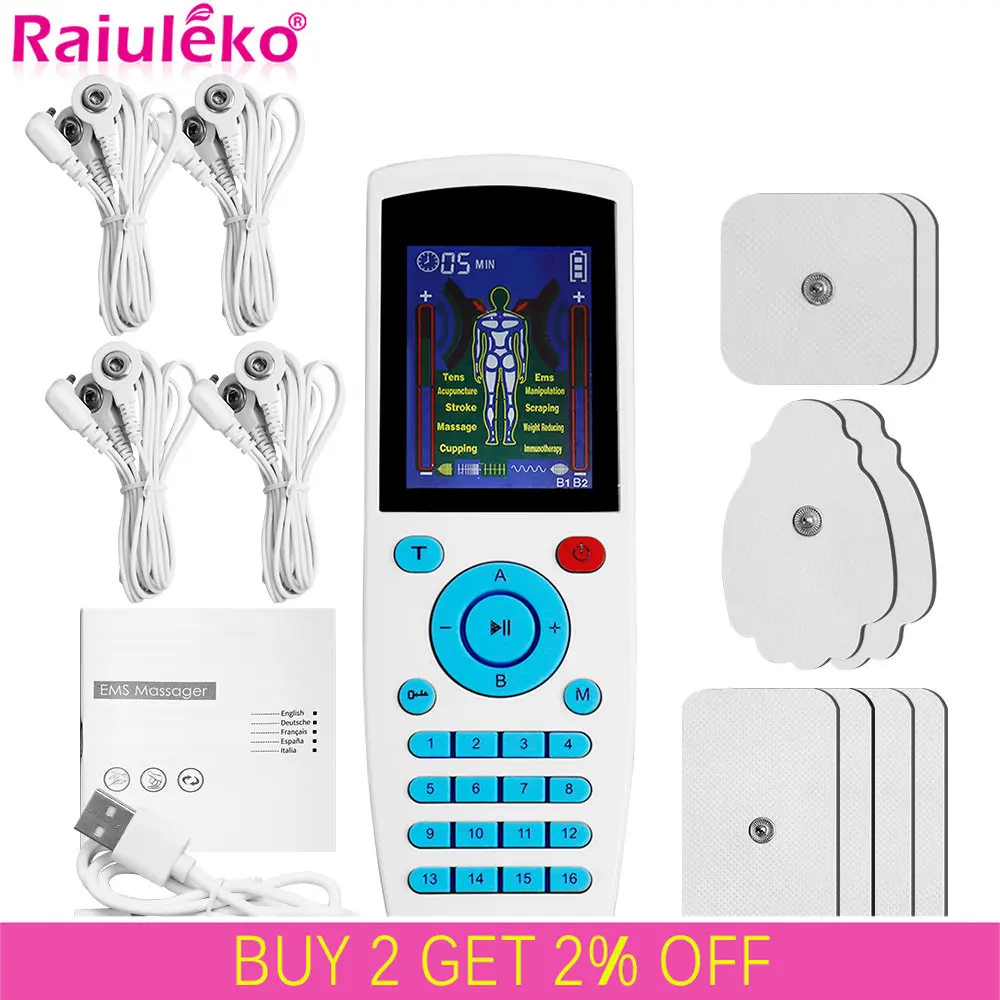 Tens-Massager-16-Modes-20-Intensity-EMS-Muscle-Stimulator-Electrical ...
