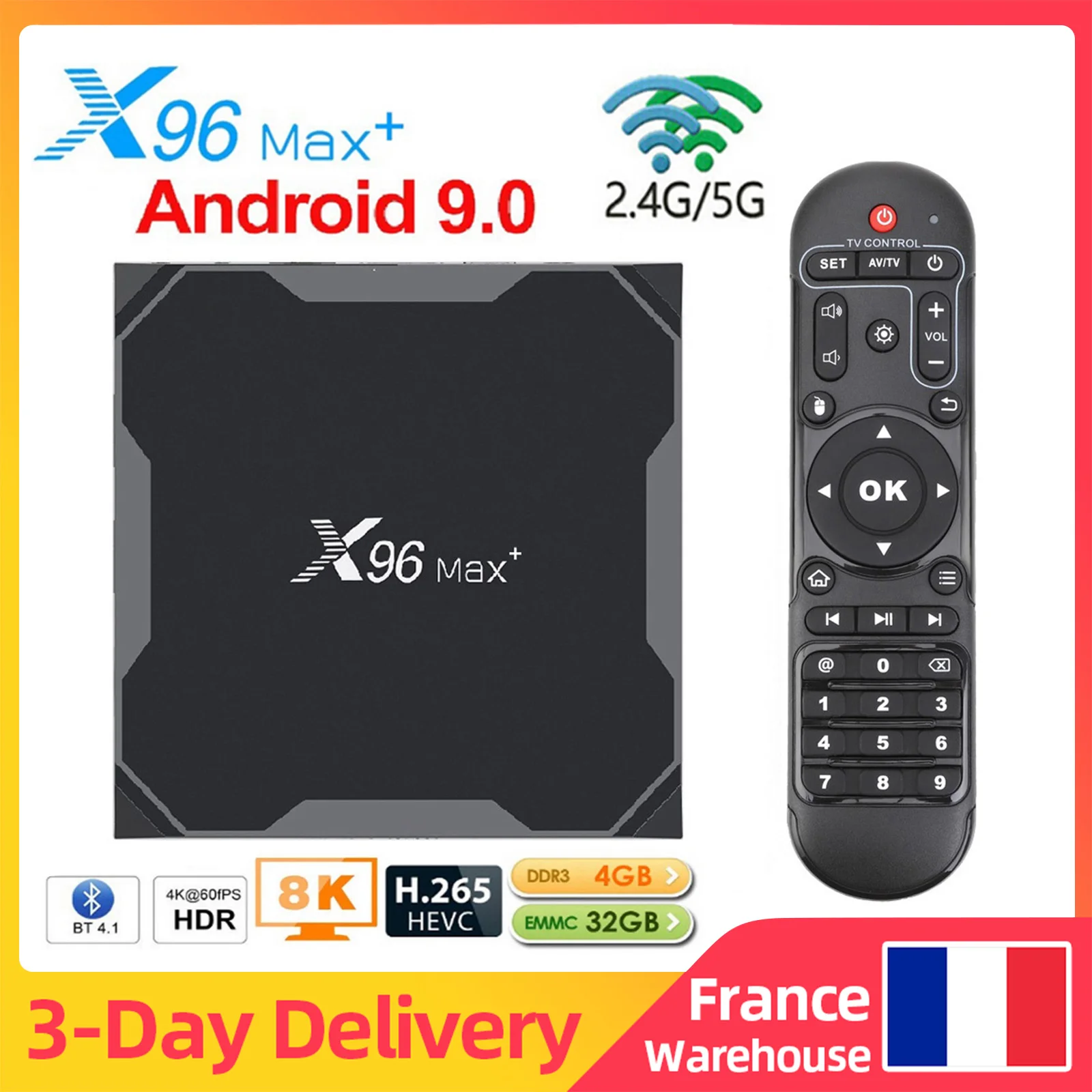 X96-Max-Plus-Smart-TV-Box-Android-9-0-Amlogic-1000M-S905x3-8K-Media ...