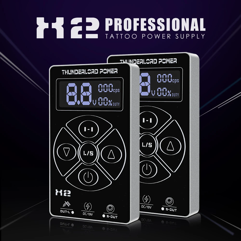 Thunder Lord Digital Lcd Tattoo Power Supply Rotary Tattoo Machine ...