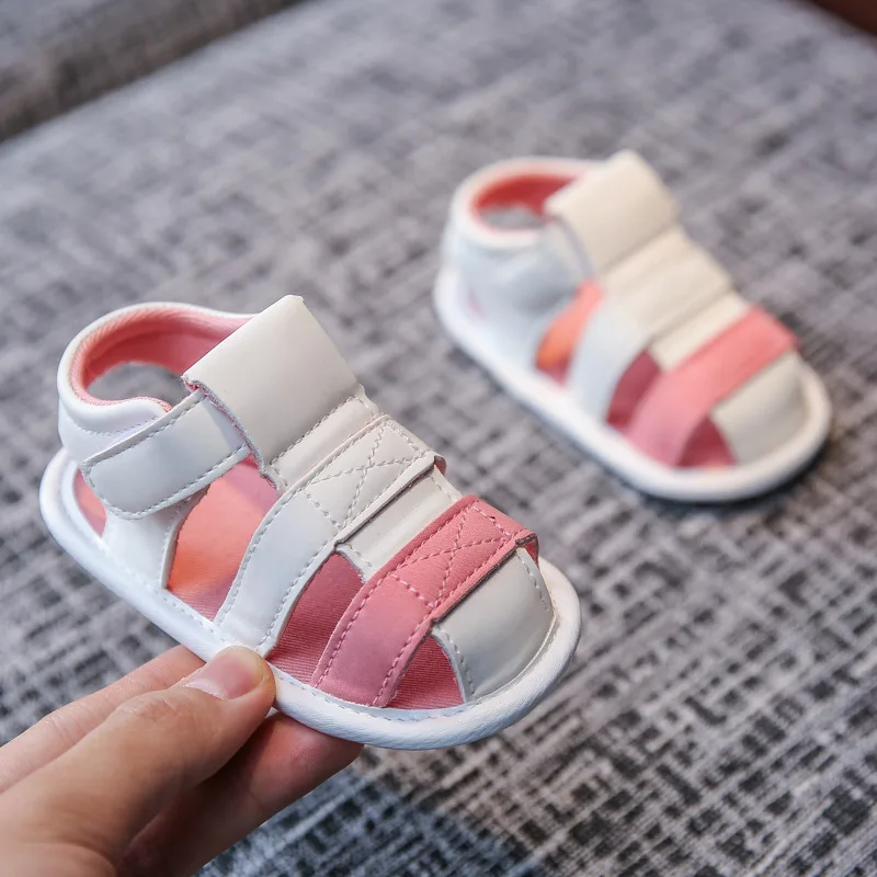 Summer-children-s-sandals-newborn-boys-and-girls-baby-walking-shoes-non ...