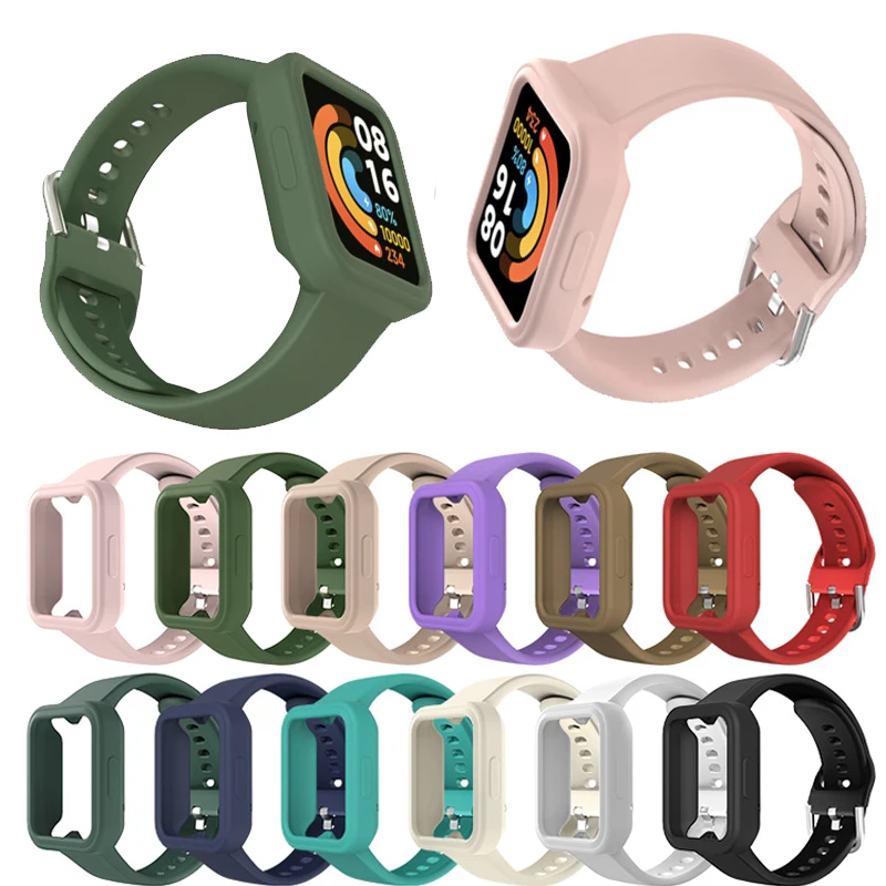 Silicone Watch Strap For Redmi Watch 2 Lite Watchband Replacement Wrist ...