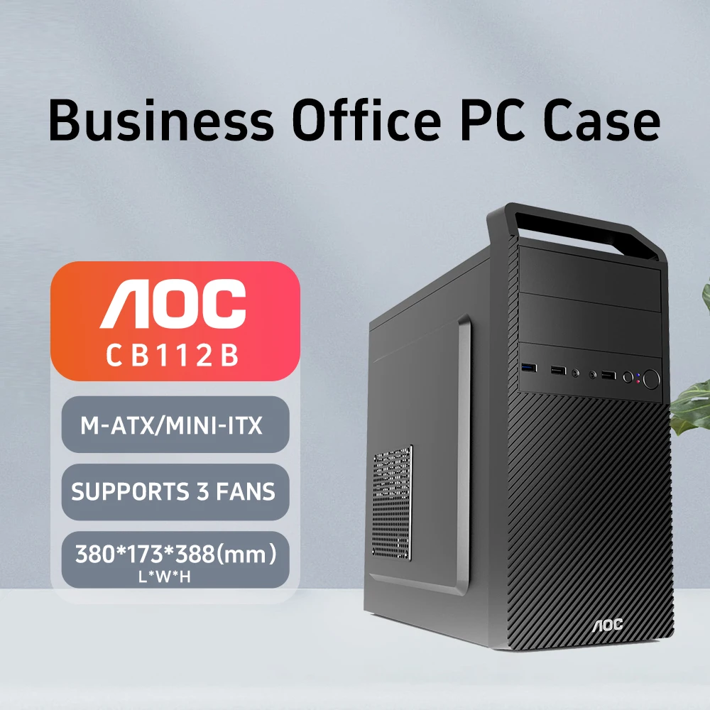 AOC-Pequeno-Port-til-Desktop-PC-Case-Chassis-Caixa-Host-Caixa-Vazia-ATX ...