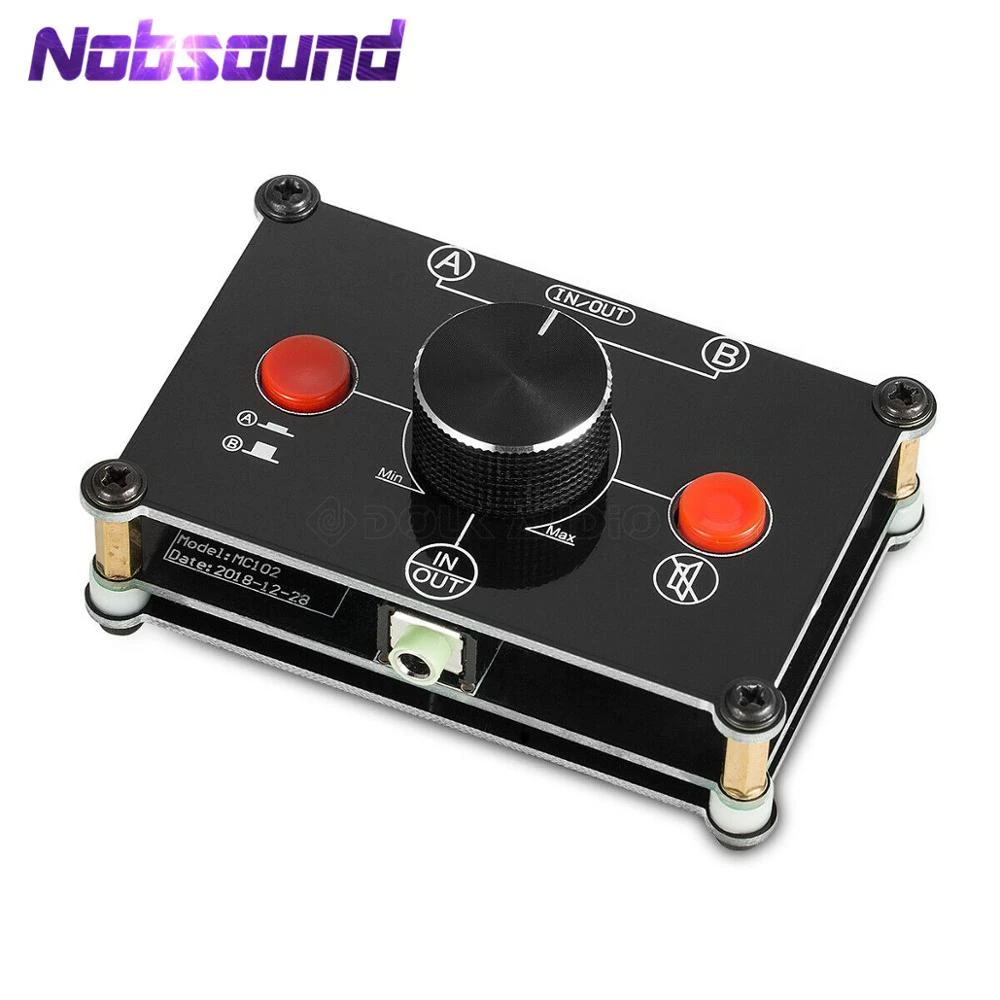 Nobsound Little Bear Mc102 Mini 2(1)-in-1(2)-out 3.5mm Stereo Audio ...