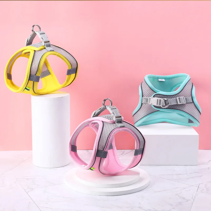 Cat-Harness-Vest-Chest-Cat-Collars-Rope-Small-Dogs-Reflective ...
