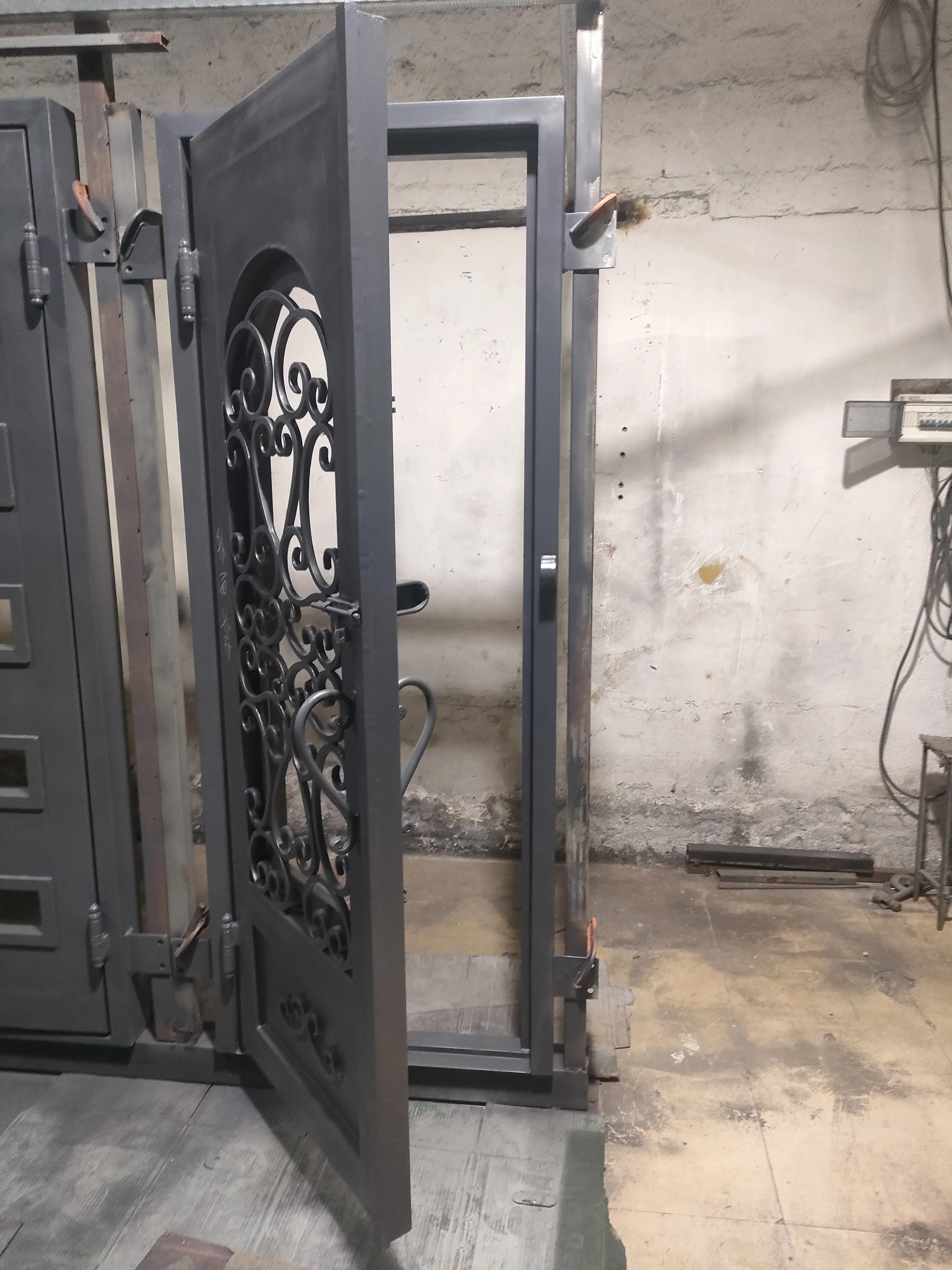 Solid Iron Door