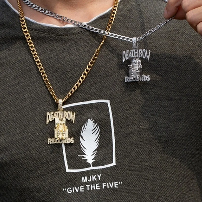 Mens-Jewellery-Inlaid-Micro-dense-Zircon-Hip-Hop-Rock-Party-Rapper ...