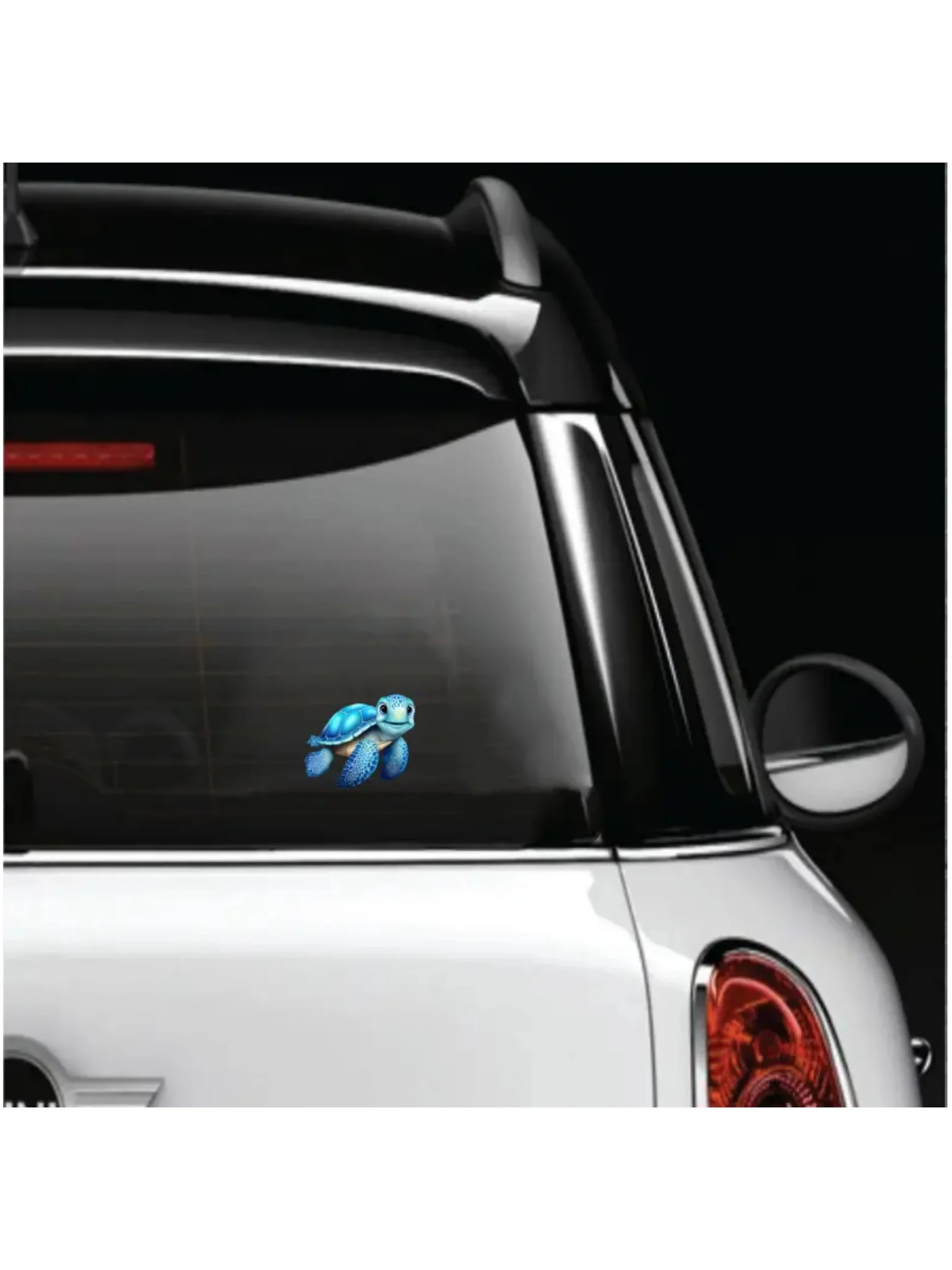 1pc-Car-Stickers-Cute-Blue-Turtle-Stickers-For-Scratches-And-Decoration ...
