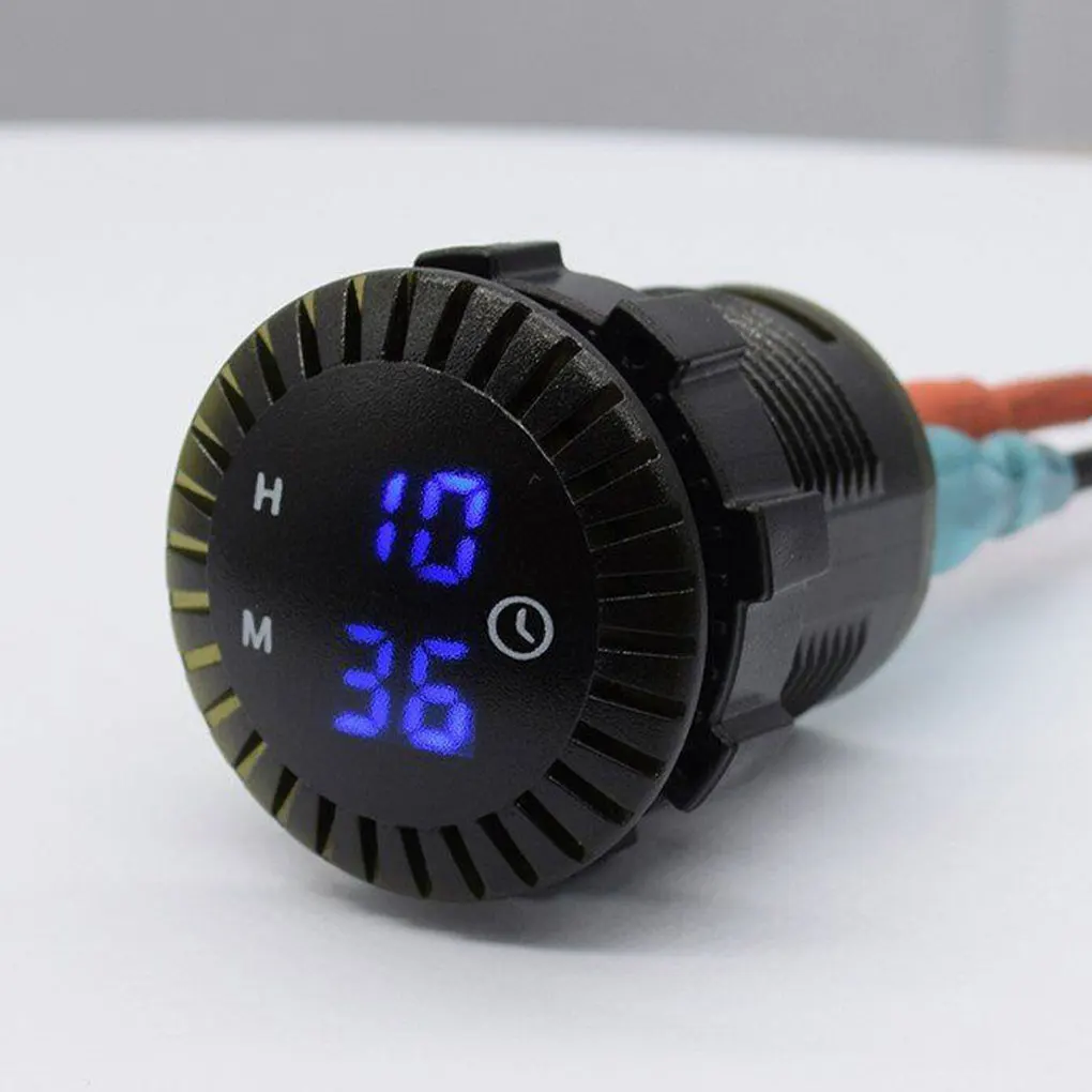 Car Digital Display Clock Waterproof Time Clocks Replacement Part ...